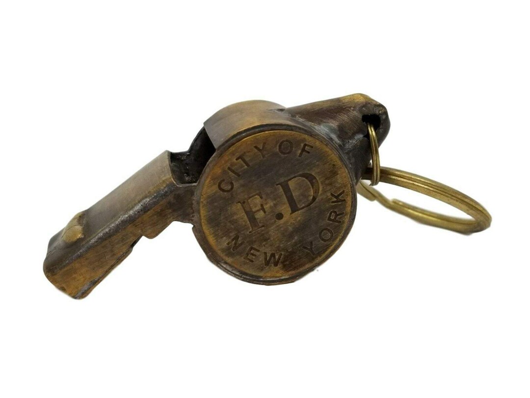 New York Fire Department 1920's Brass Whistle - Etsy
