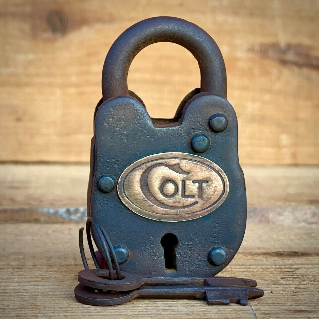 Colt Firearms Cast Iron Gate Lock - Etsy
