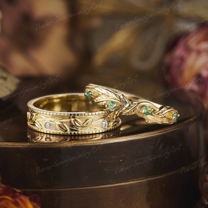 Couple Ring Set - Etsy