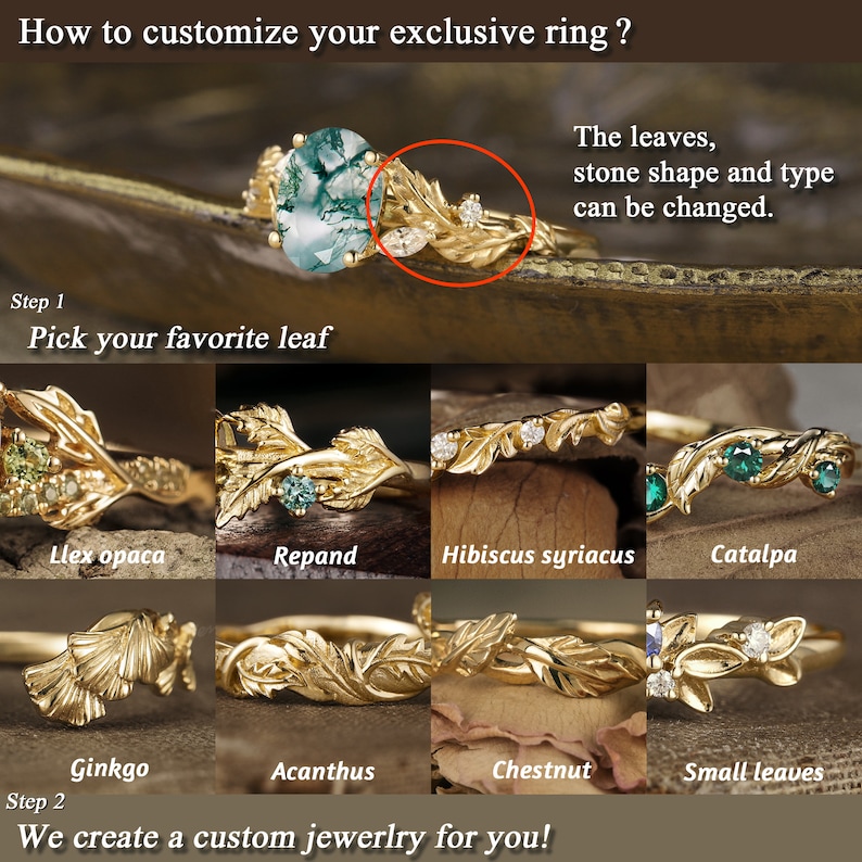 Art Deco 2pcs Diamond Couple Ring Set Filigree Rings Nature Inspired ...