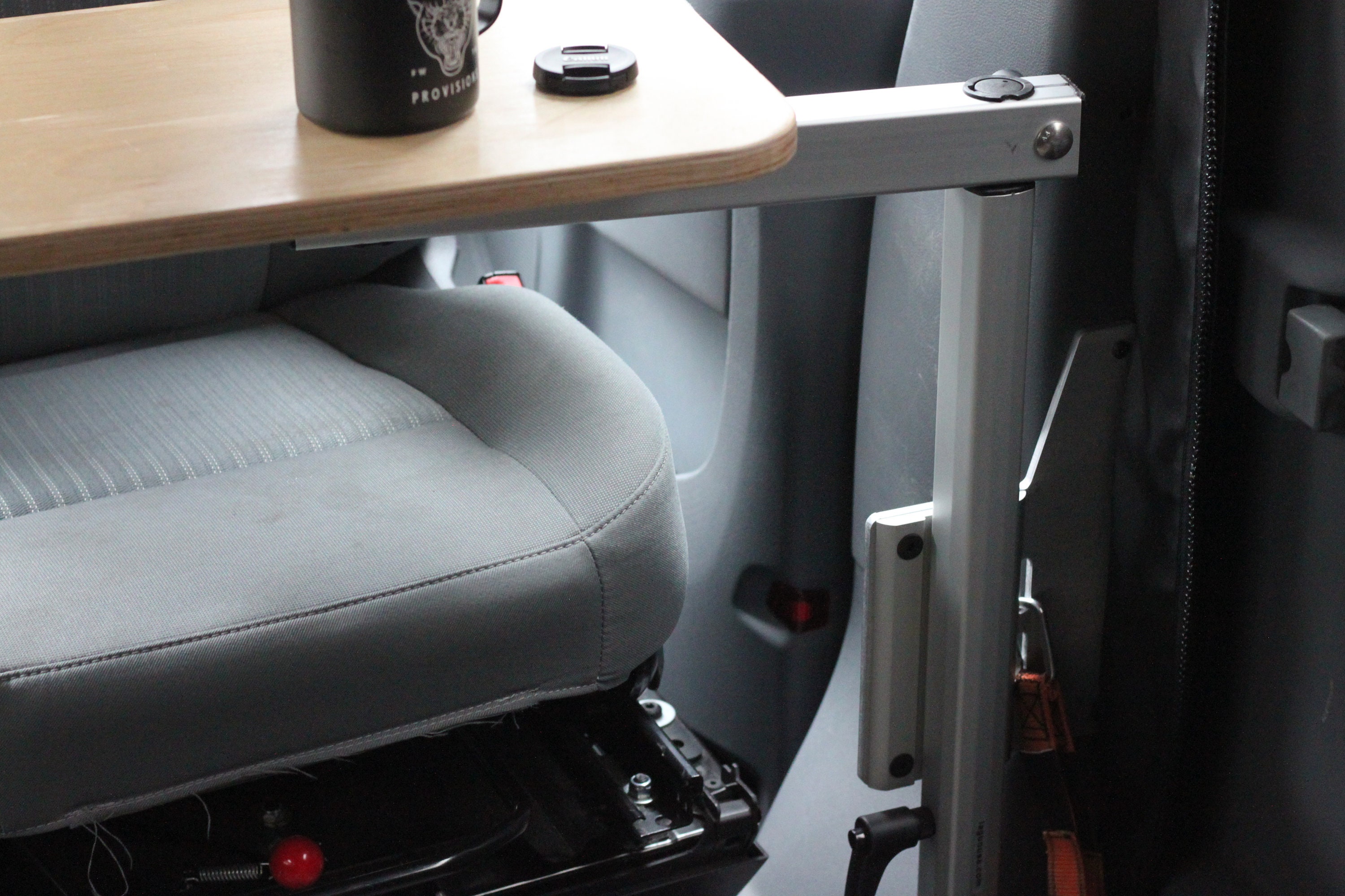 B-pillar Camper Van Lagun Table Mount Ford Transit, Sprinter, Promaster ...
