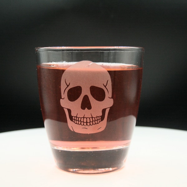Skull Whiskey Glass - Etsy
