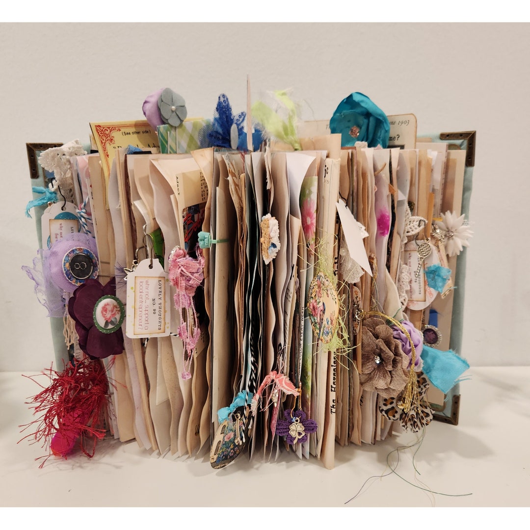Chunky Junk Journal Vintage Junk Journal Handmade Chunky Junk Journal ...
