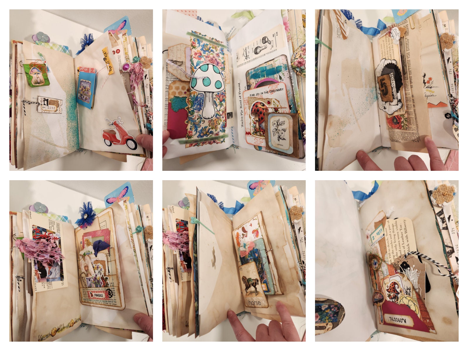 Chunky Junk Journal Vintage Junk Journal Handmade Chunky Junk Journal ...