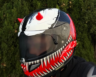 Motorcycle Helmet With Horns - Etsy Australia
