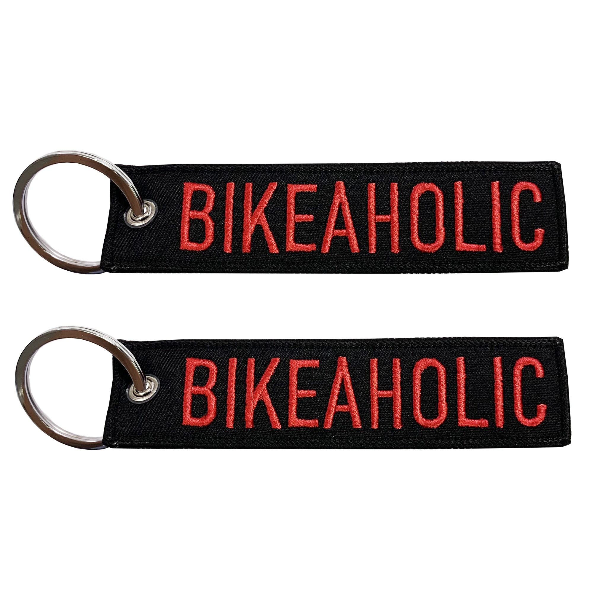 Bikeaholic Motorcycle Keychain, Key Ring, Men's Motorcycle Gift, Biker ...