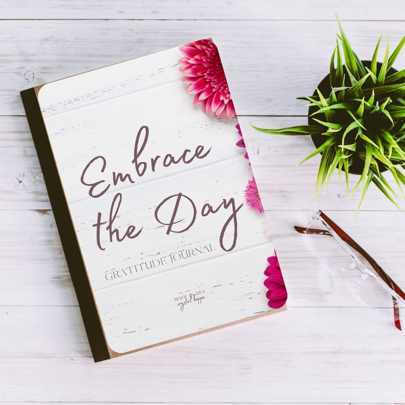 Embrace the Day Printable Daily Gratitude and Goal Setting Journal - Etsy