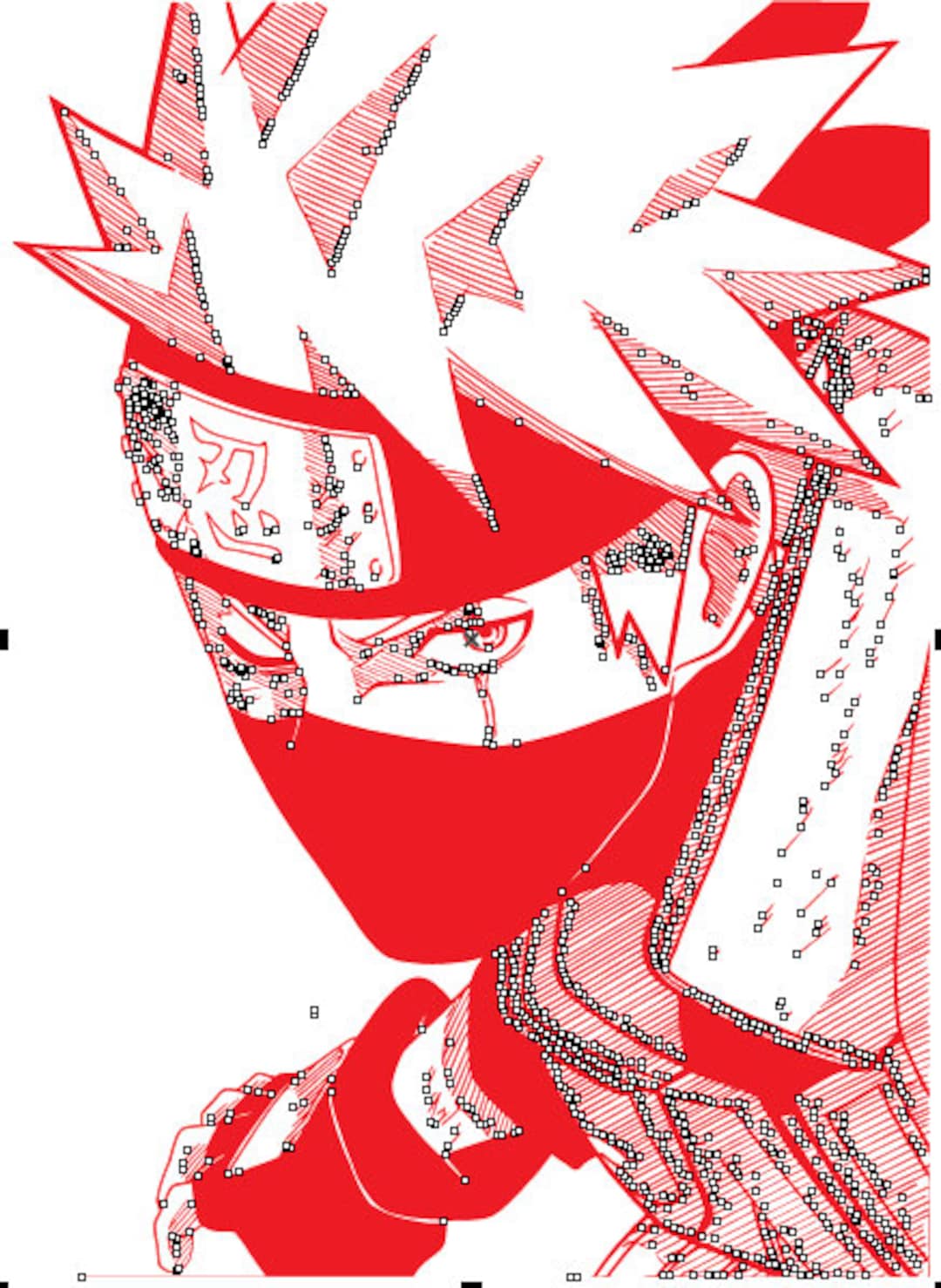 Vector Anime Kakashi Hatake SVG - Etsy UK