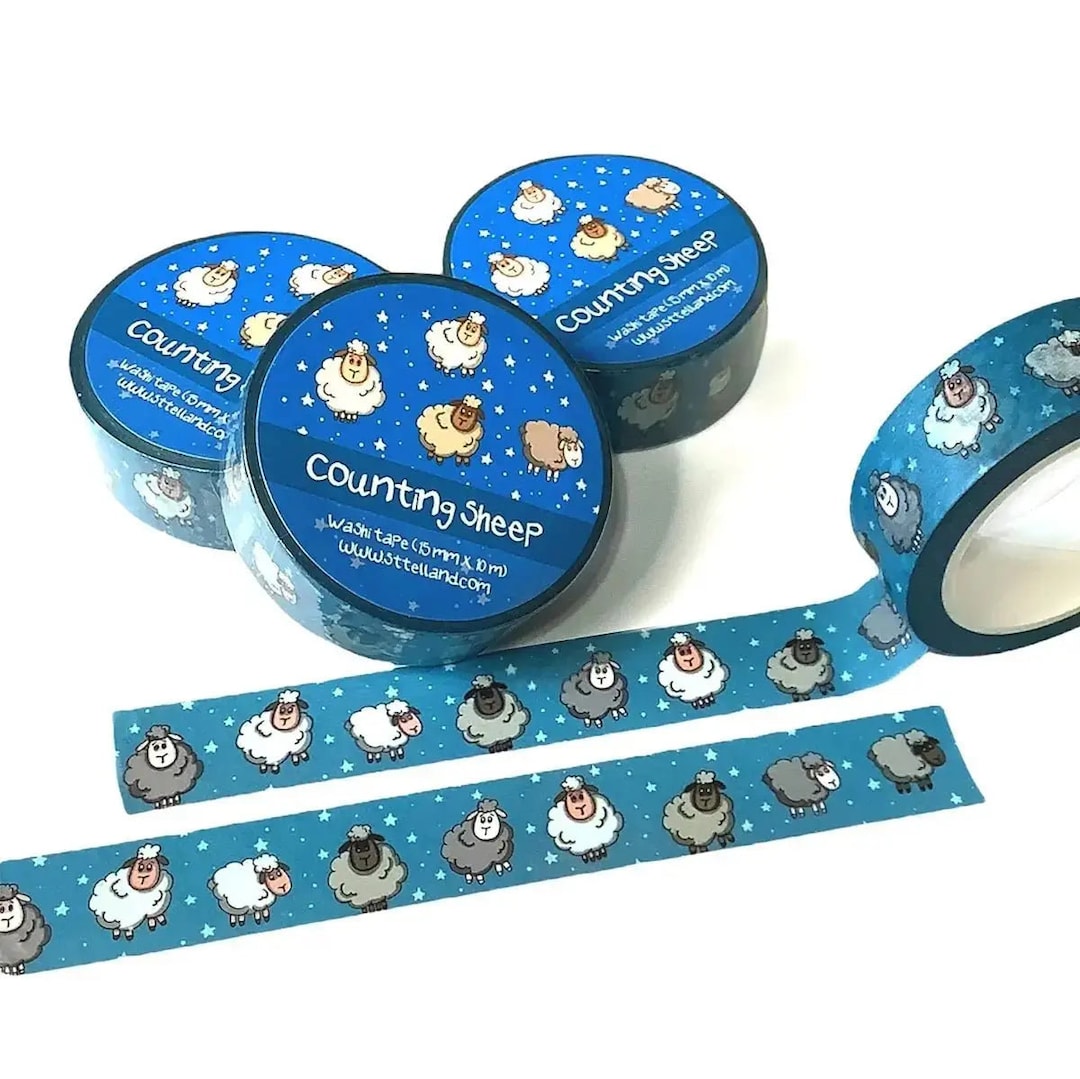 Counting Sheep Washi Tape Sheep Washi Tape Washi Tape Sweet Dream Tape ...