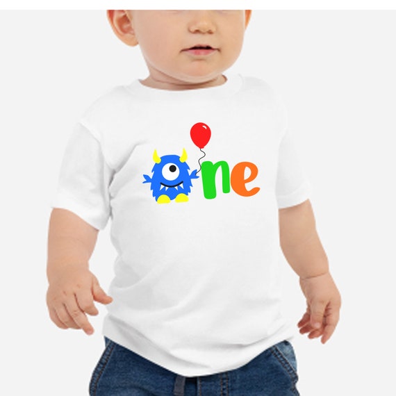 One Monster SVG Turning One Birthday Monster Shirt - Etsy