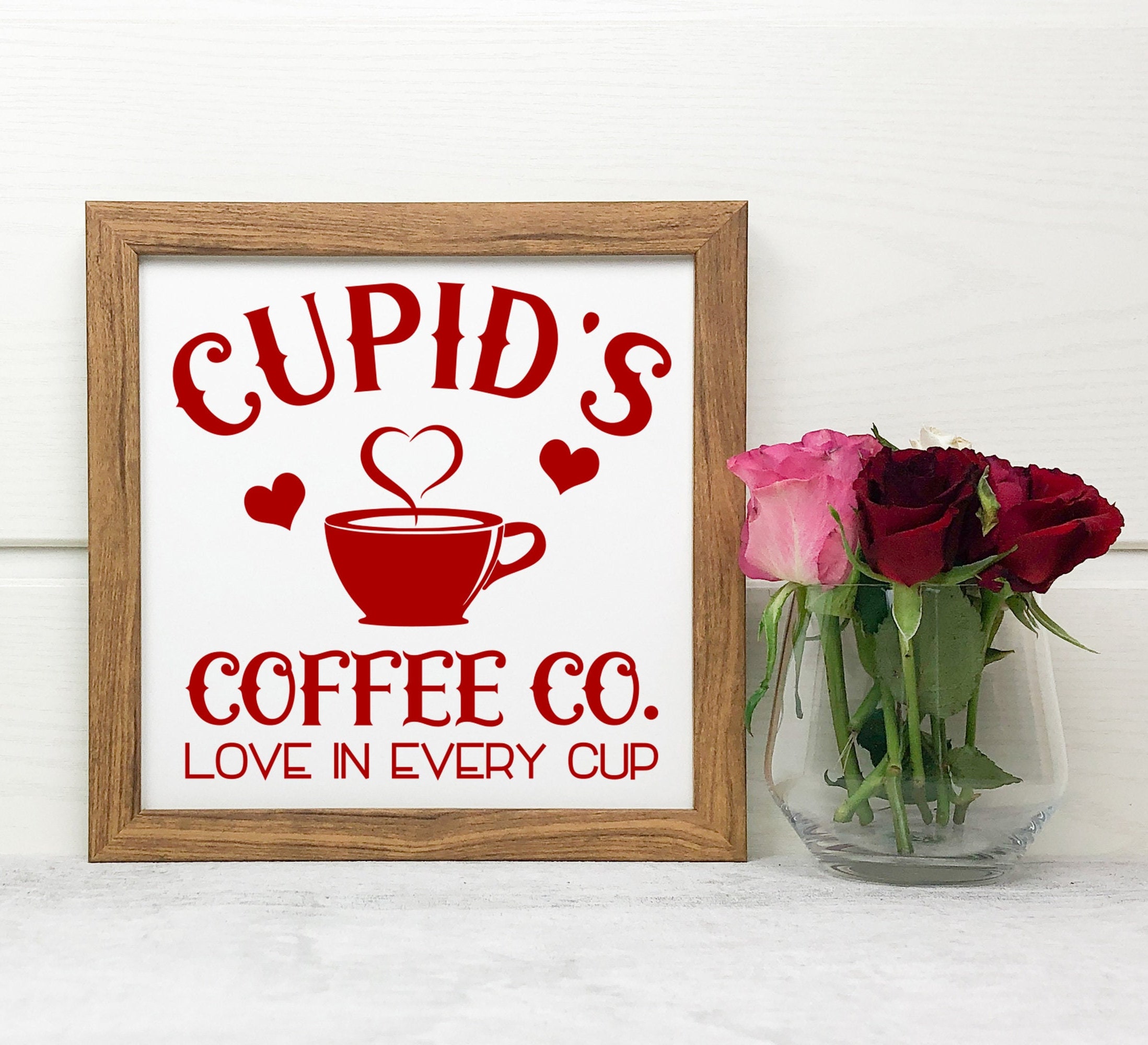 Cupids Coffee Co, Valentines Day Sign, Cupid Sign, Valentines Day Decor ...