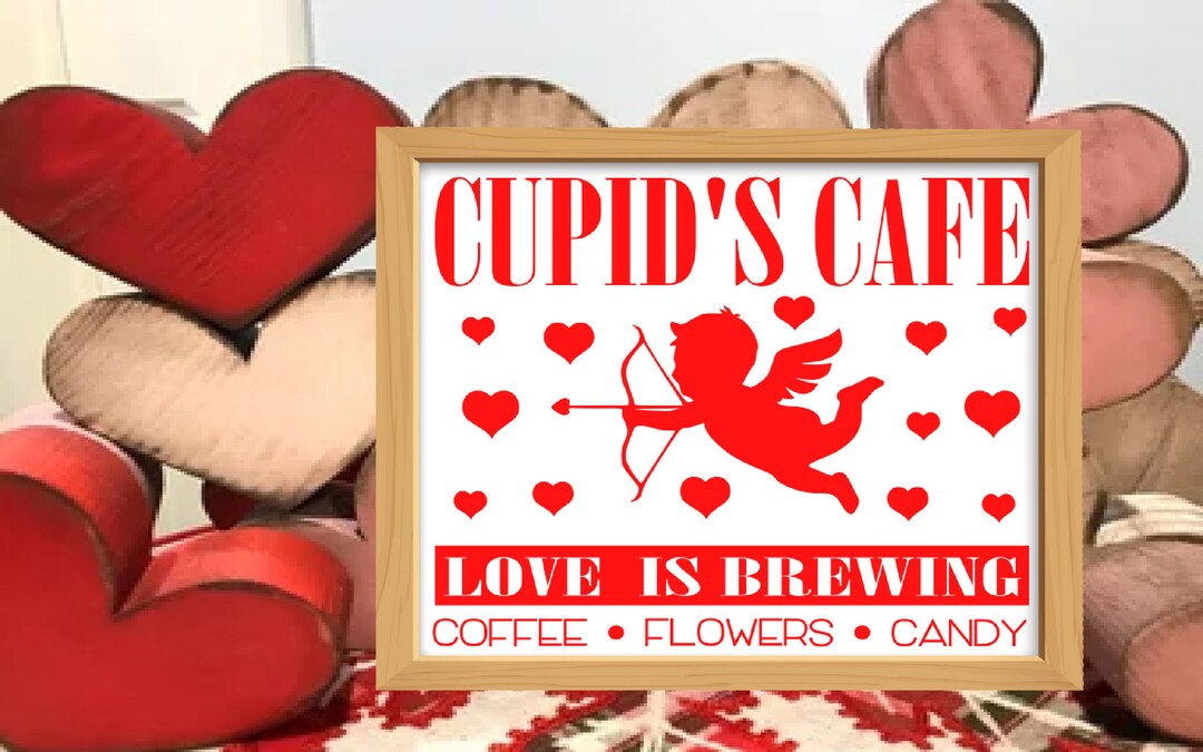 Cupids Cafe SVG, PNG, JPEG Cut File - Etsy