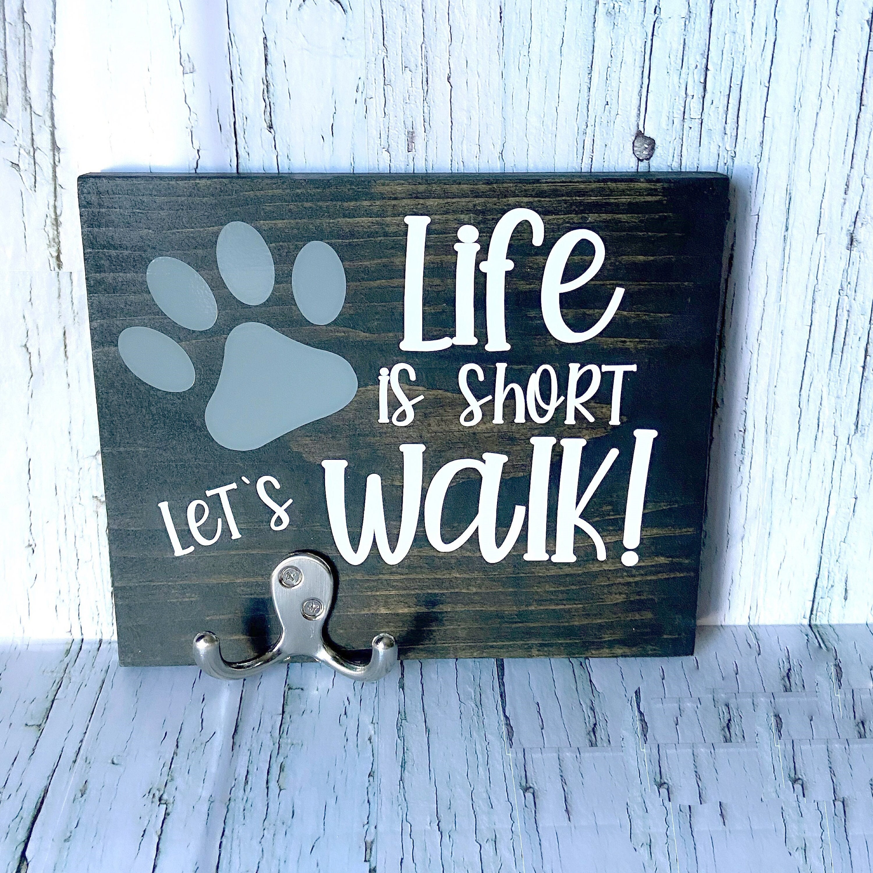 Dog Leash SVG Sign - Etsy
