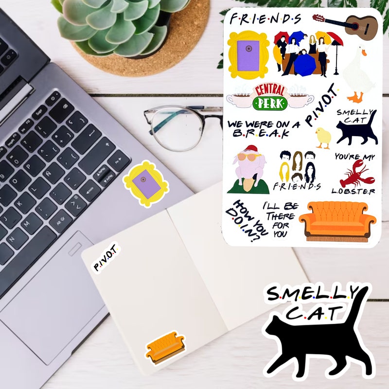 Friends Stickers - Etsy