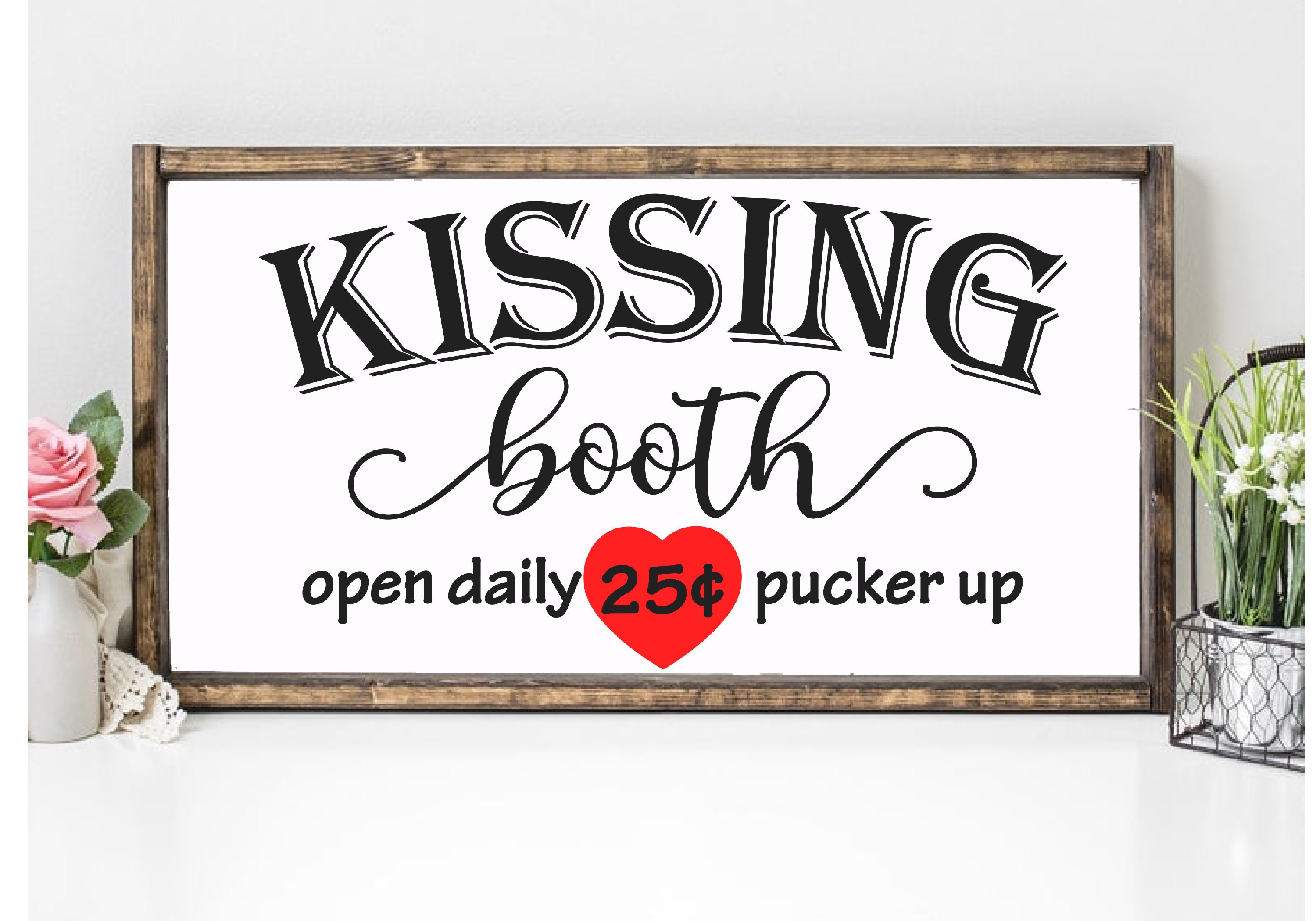 Kissing Booth SVG, PNG, JPEG Cut File - Etsy