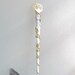 Beauty Gold Sun Butterfly White Wand Magic Wand.handmade Witch Wand ...