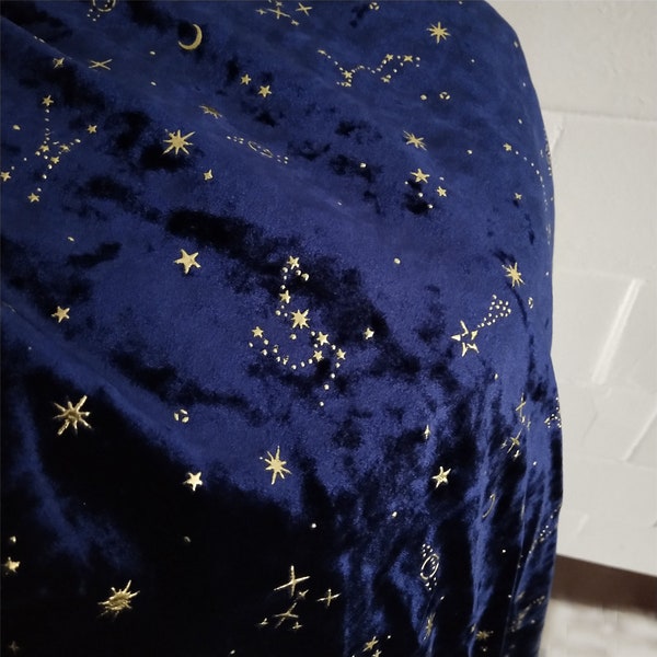 Blue Velvet Fabric - Etsy