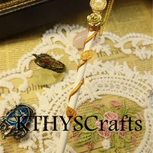 Gold Sun Wand Magic Wand.handmade Wand.wizard&witch Wand.cool Wand ...