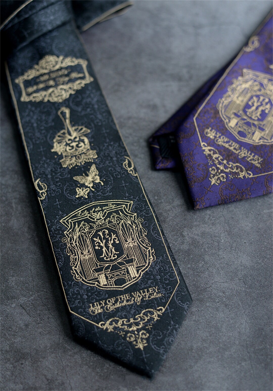 Gothic Vintage Uniform Tie.gift.tie for Her.prom Tie.gift FOR Friends ...