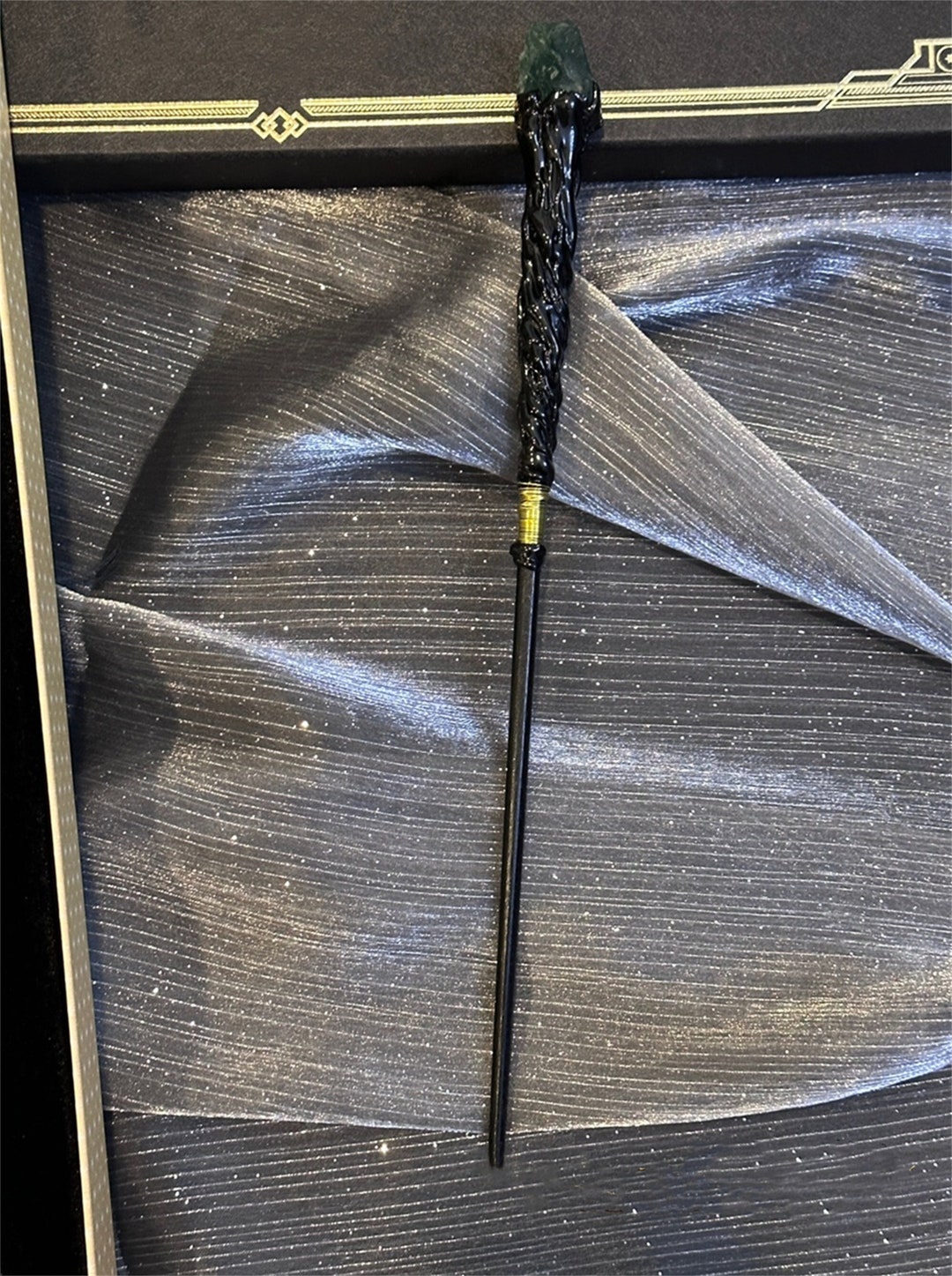 Simple Black Wand Magic Wand.handmade Wand.witch Wand.cosplay Magic ...