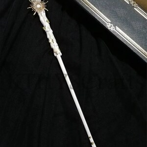 Beauty Gold Sun Butterfly White Wand Magic Wand.handmade Witch Wand ...