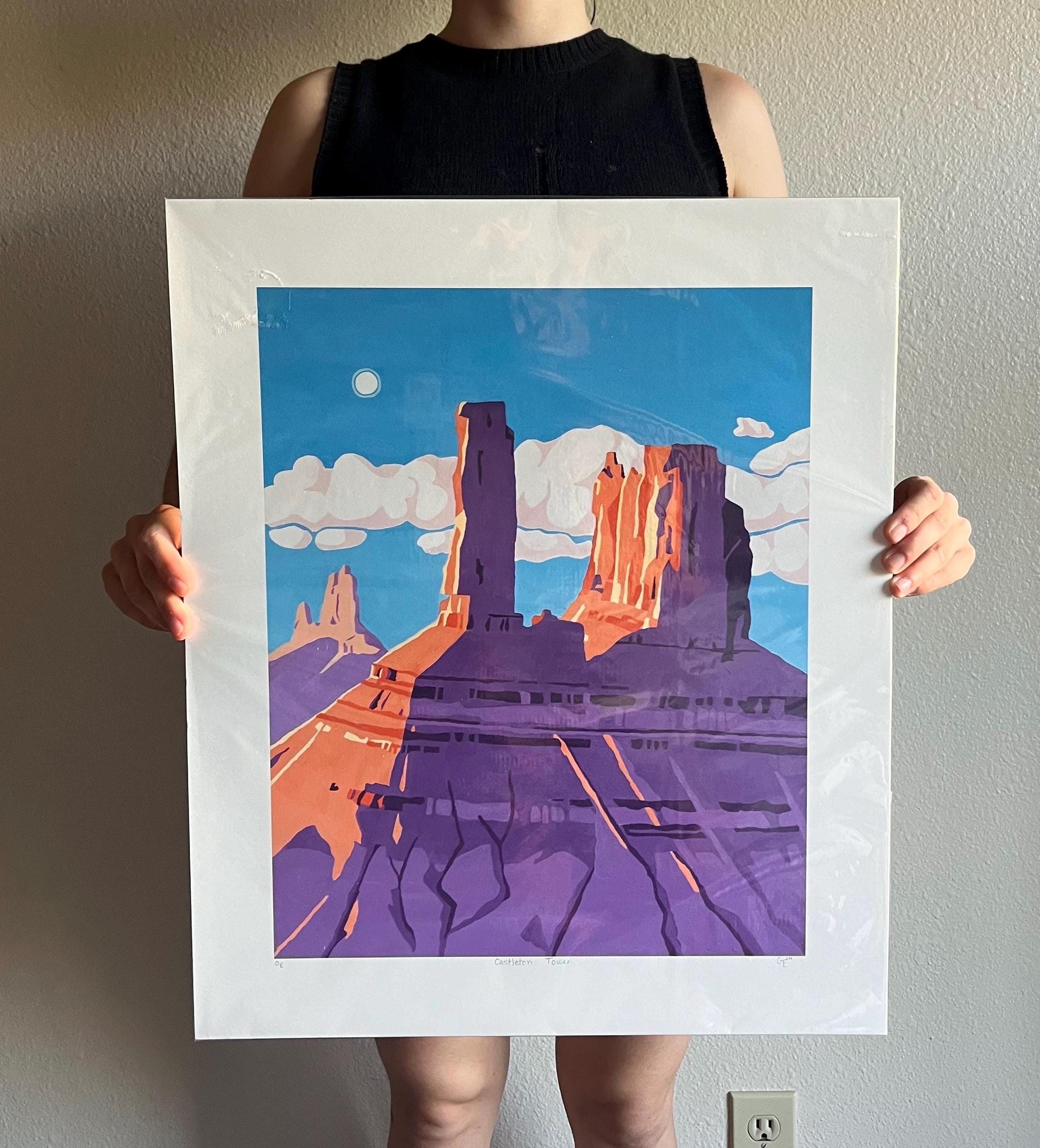 Castleton Tower Print - Etsy