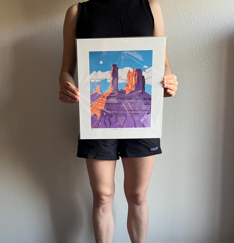 Castleton Tower Print - Etsy