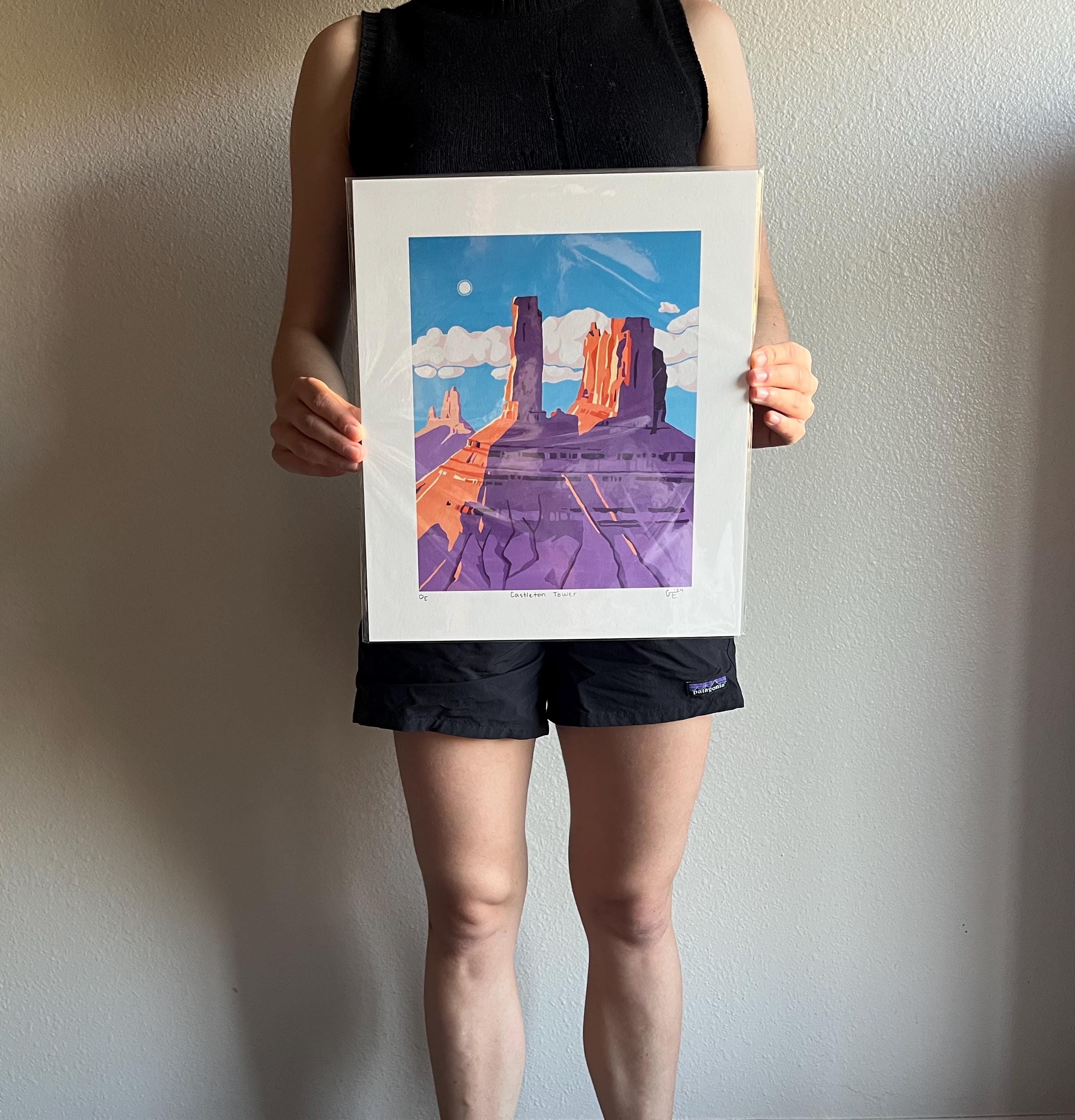 Castleton Tower Print - Etsy