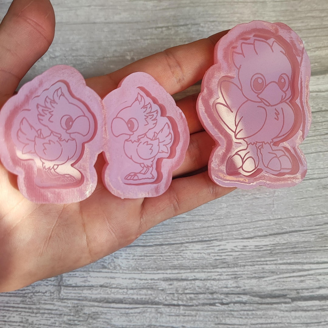 Molde Chocobo - Final fantasy - Molde para resina - Molde de silicona ...