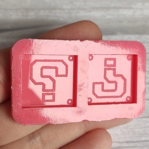 Mold Mario - Mold for Resin - Silicone Mold - Mold for Earrings - Craft ...
