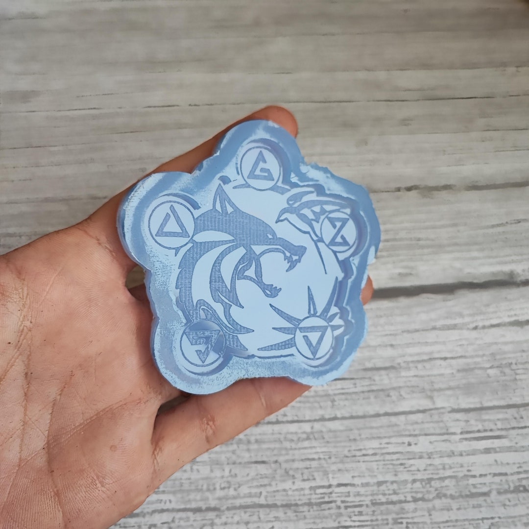 Mold Witcher Mold for Resin Silicone Mold Mold for Keychain Craft ...