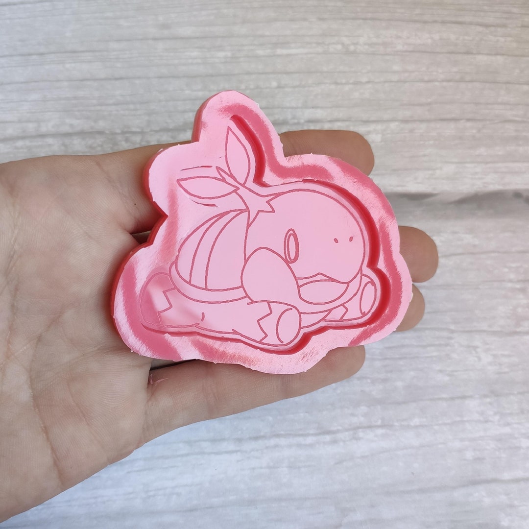 Mold Turtwig Pokemon Mold for Resin Silicone Mold Mold for Earrings ...