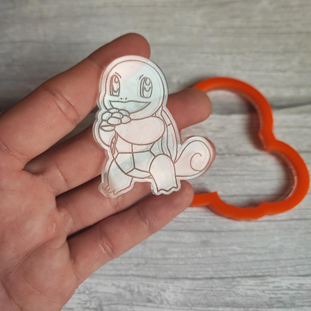 Blank Squirtle Pokemon Mold Blank for Silicone Mold Making Acrylic Mold ...