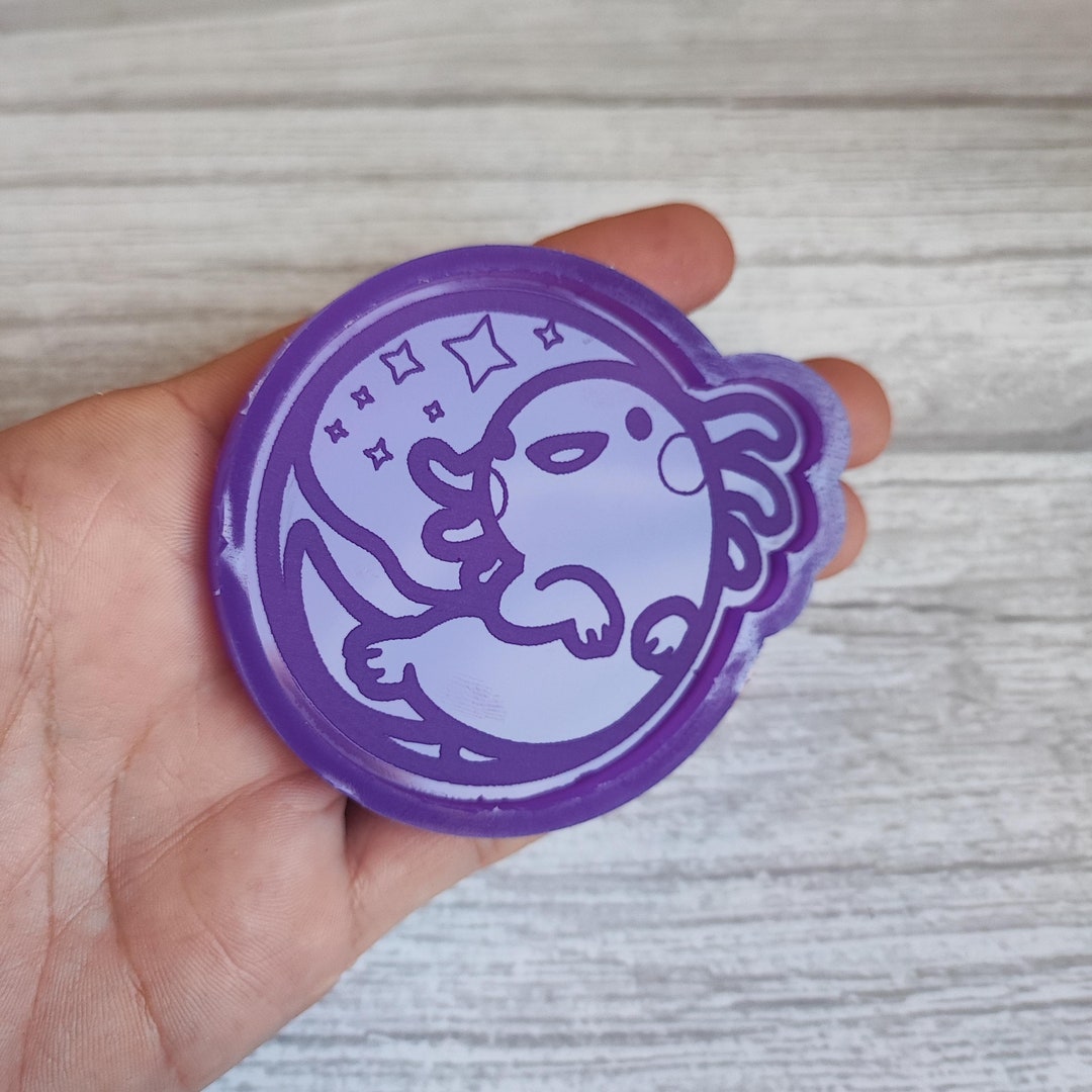 Mold Axolotl - Mold for Resin - Silicone Mold - Mold for Keychain ...