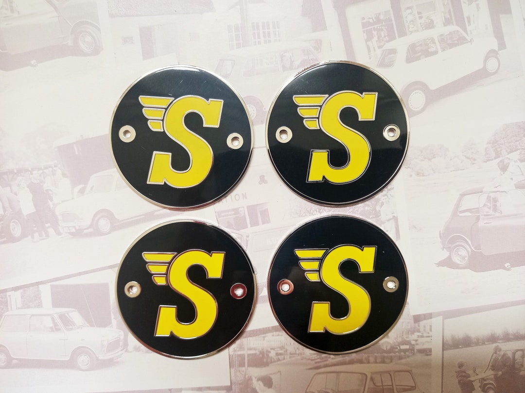 Classic Mini Cooper S Speedwell Alloy Wheel Badges Vintage Car High ...