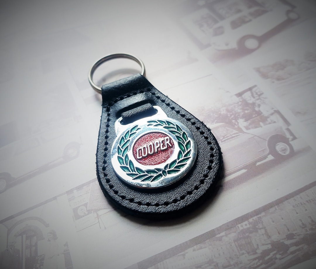 Classic Mini Cooper S Racing Rover Sport 500 BMW JCW Leather Key Ring ...