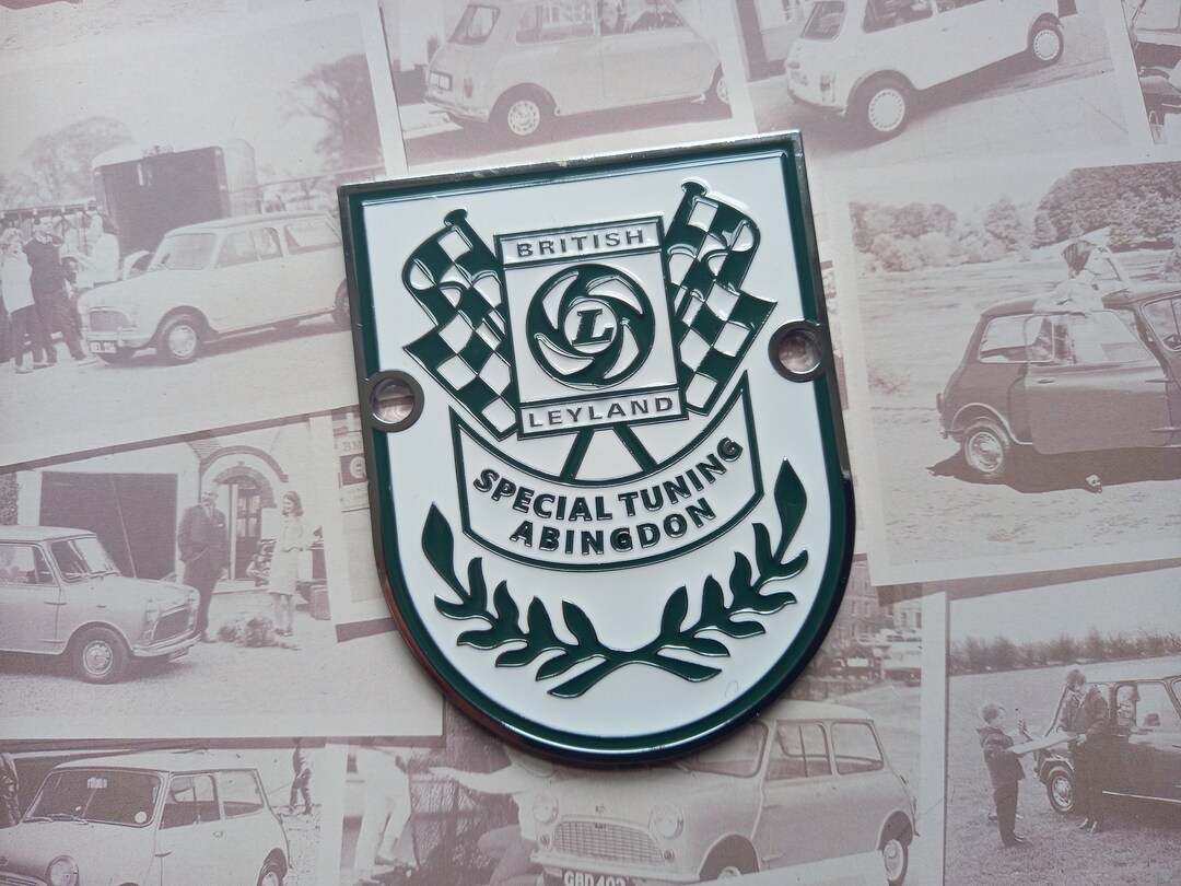 Classic Mini Cooper S MG MGB Vintage Car Badge Special Tuning High ...