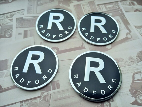 Classic Mini Cooper S Radford Alloy Wheel Badges Vintage Car - Etsy