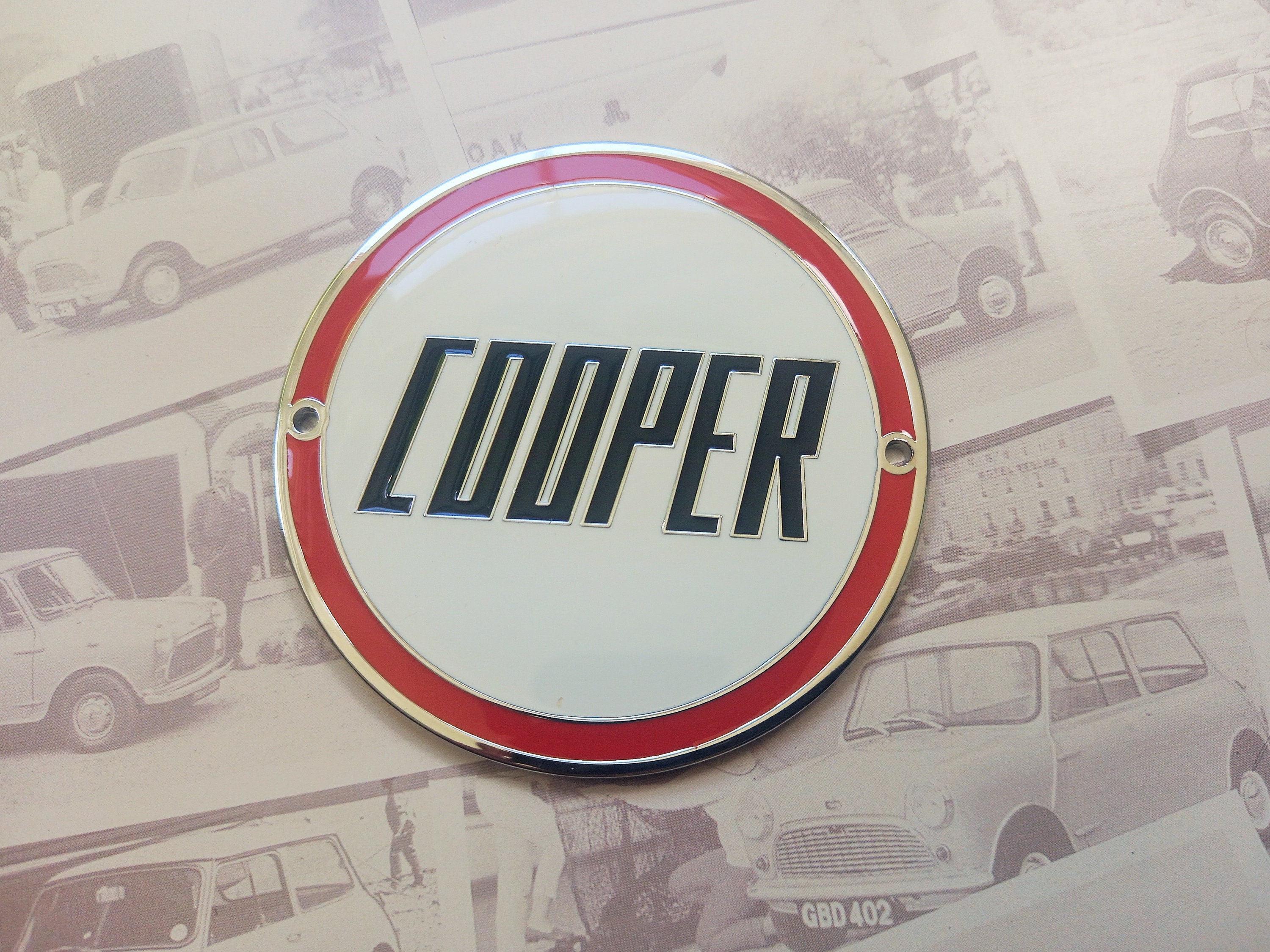 Classic Mini Cooper S World Champions Grille Badge Vintage Car High ...