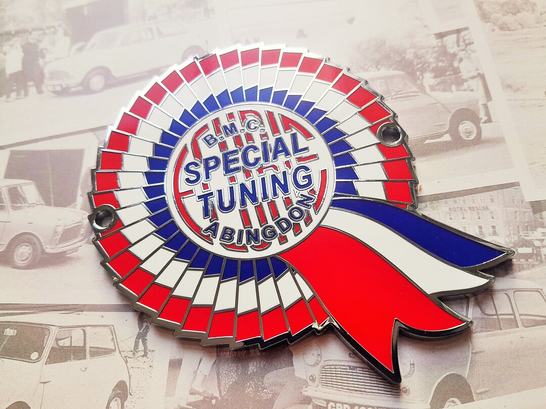 Classic Mini Cooper S Mk1 St Special Tuning MG MGB Vintage Car Enamel ...