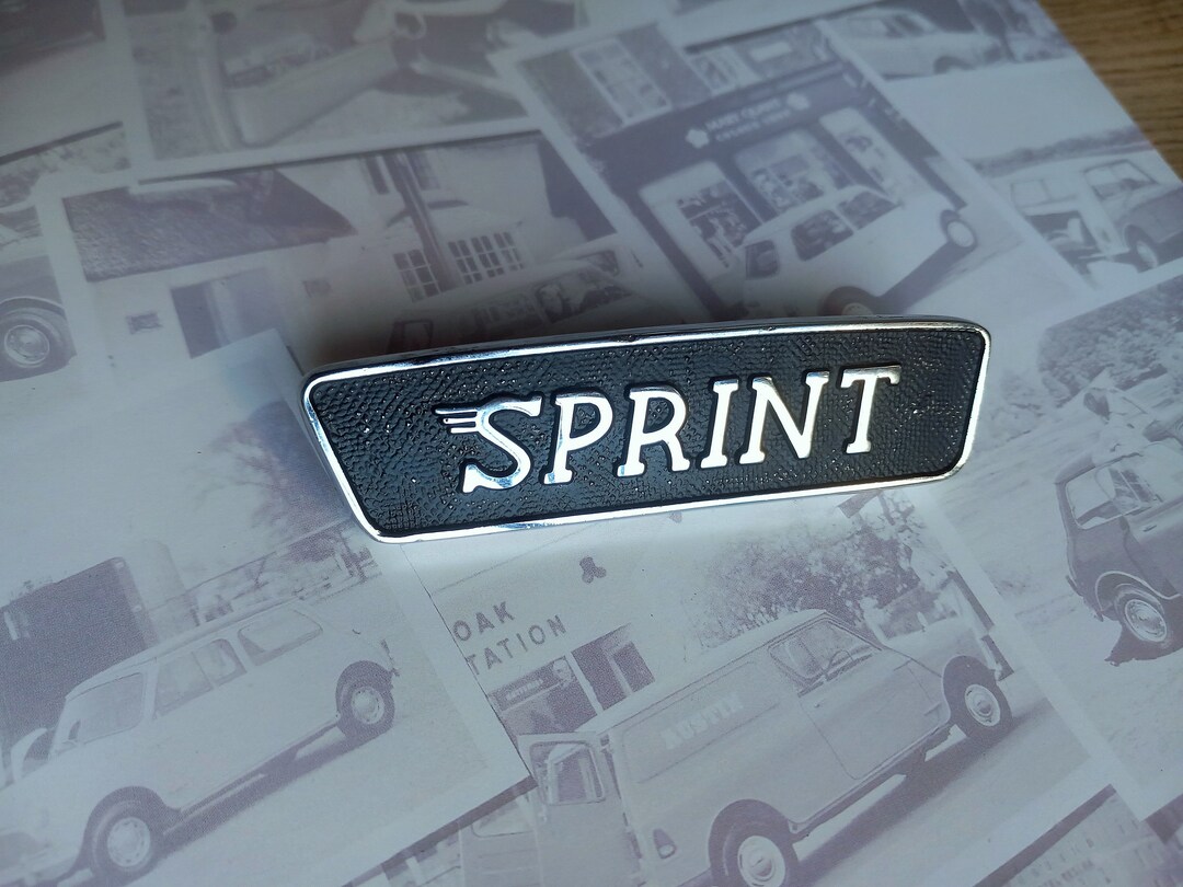 Classic Mini Cooper S Speedwell Sprint Vintage Car High Quality Enamel ...