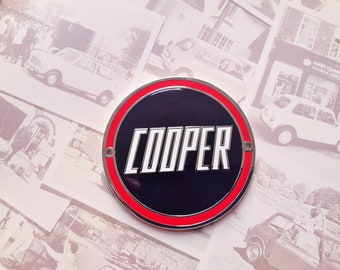 Classic Mini Cooper S World Champions Grille Badge Vintage Car High ...