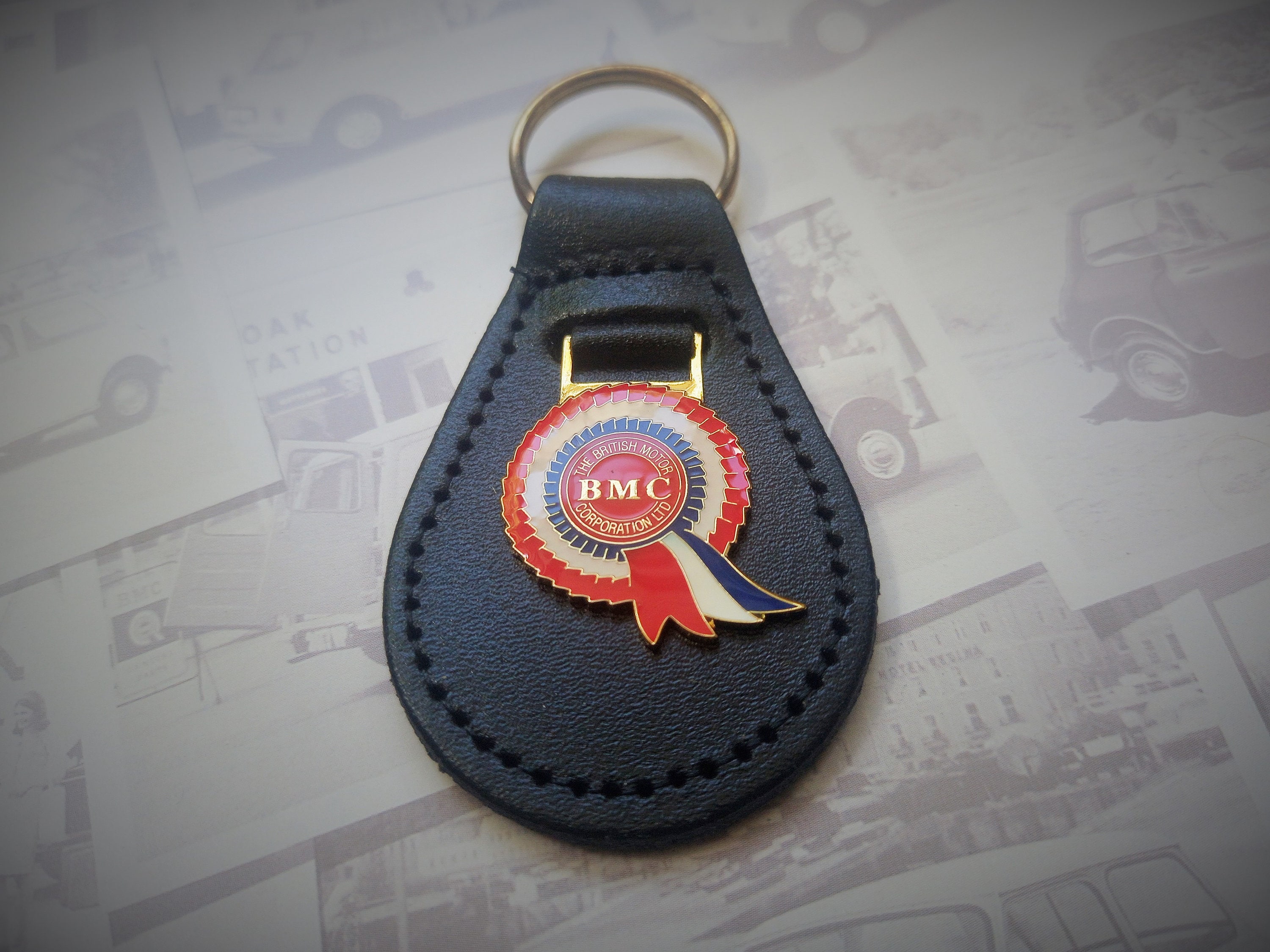 Classic Mini Cooper S MK1 Austin Healey MG MGB Vintage Car Key Fob Ring ...