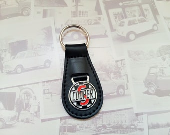 Classic Mini Cooper S John Cooper Garages MG MGB Vintage Car Key Fob ...