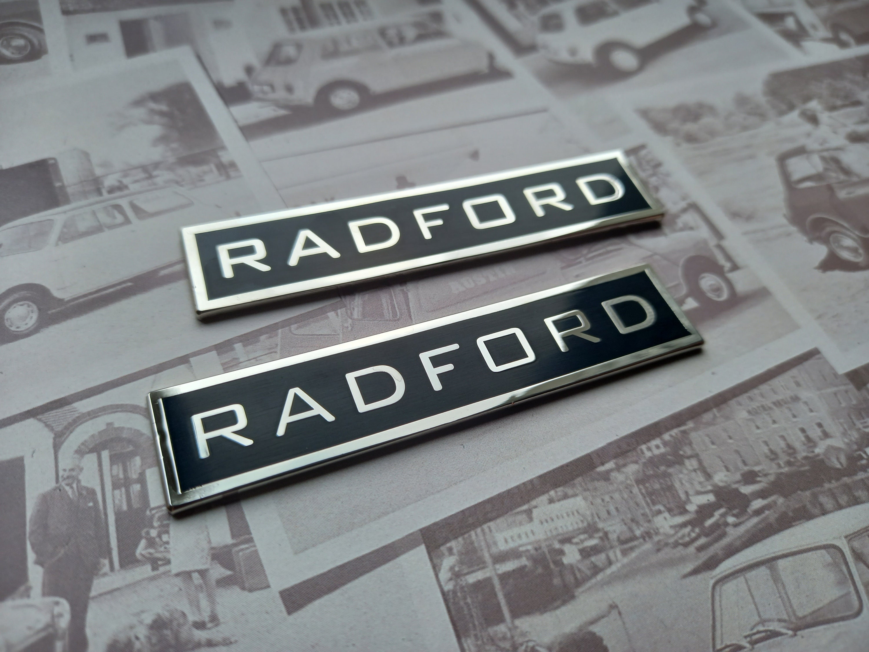 Classic Mini Cooper S Radford A Panel Badges Vintage Car High Quality ...
