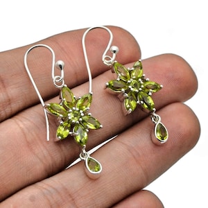 Genuine Peridot Earrings Etsy