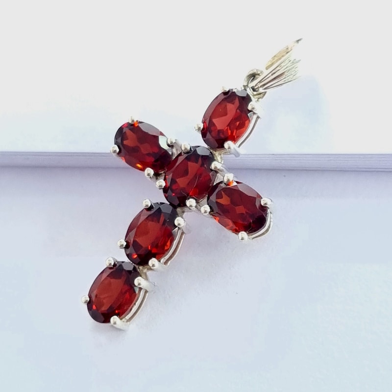 Gemstone Cross - Etsy