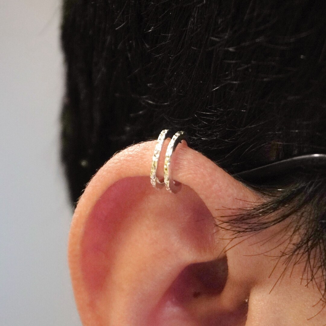 Minimalist 925 Sterling Silver Helix Hoop Earring - Etsy
