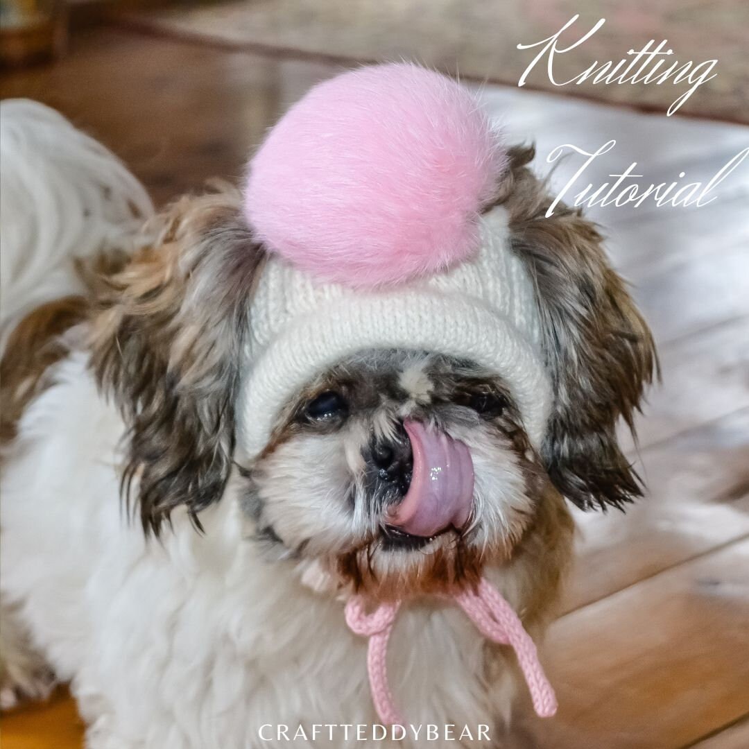 Knitting Pattern PDF: Dog Hood, Size - XS for Small Dog. Language ...