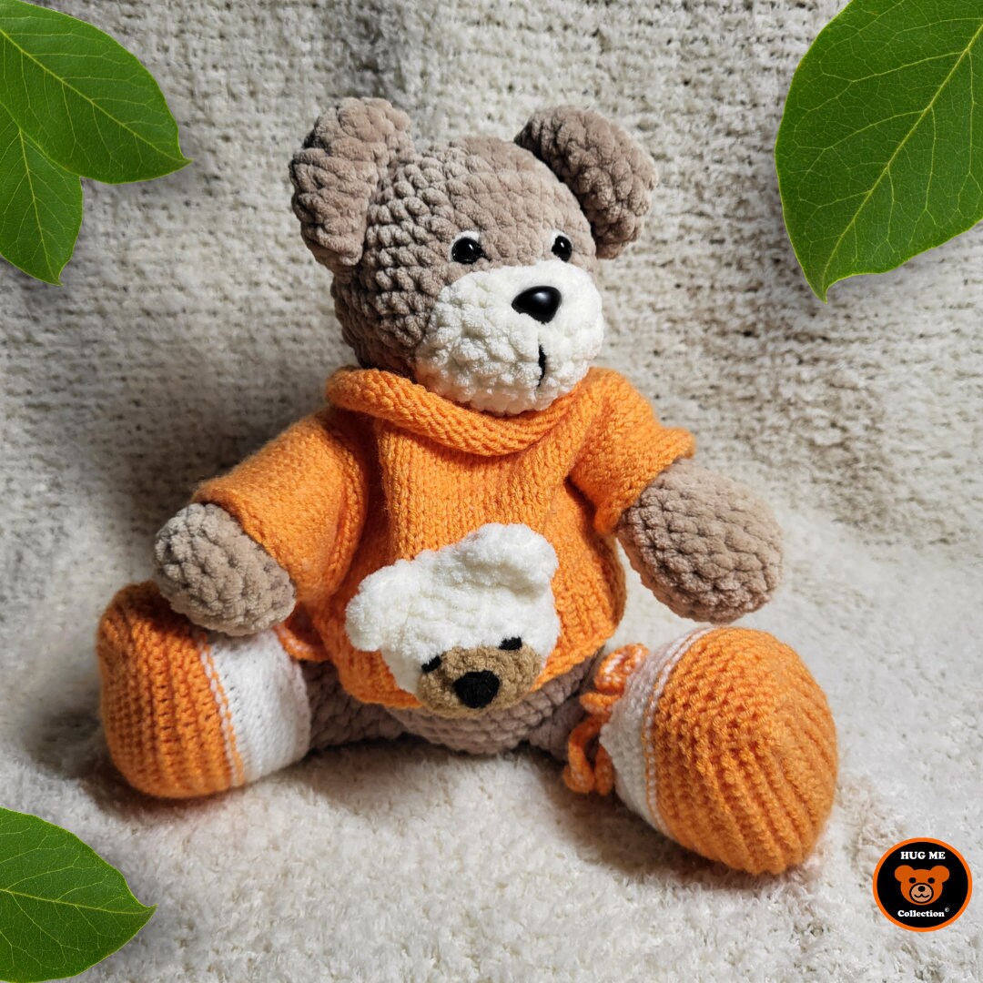CROCHET TEDDY BEAR, Cute Amigurumi, Cute and Cuddly Crocheted Teddy ...